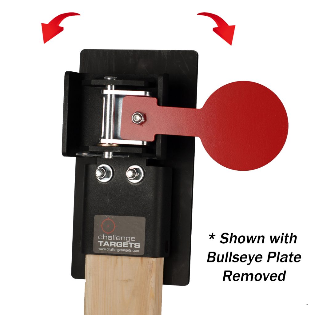 Challenge Targets Rimfire Bullseye Steel Target - Range Systems