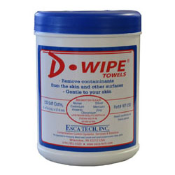 ESCA-Tech D-Wipe® Towels - 150 wipes - Range Systems