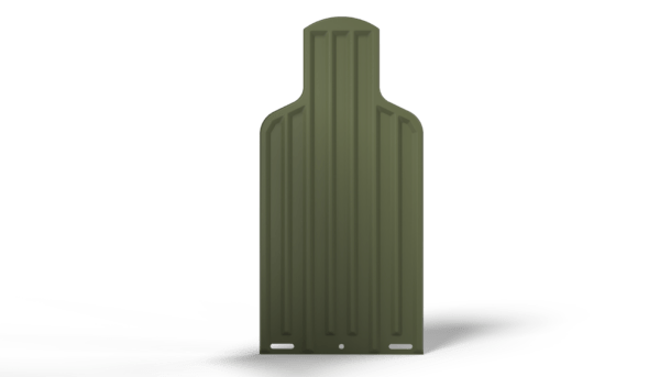 E-Type Ribbed Plastic Target (OD Green) - Range Systems